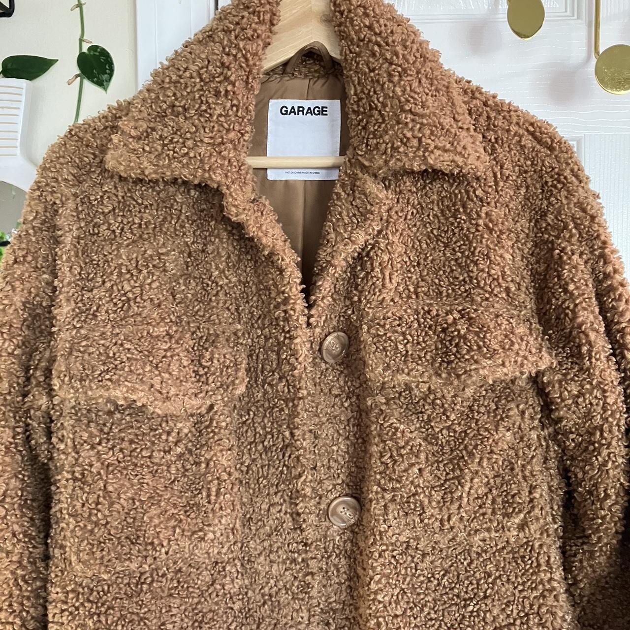 Garage teddy jacket. oversized fit - Depop