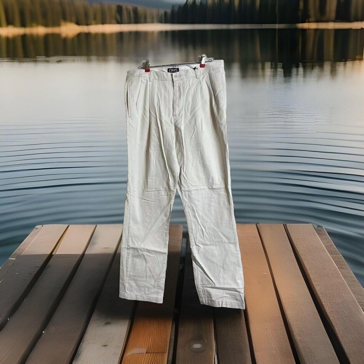 Elevate your wardrobe with these classic Chaps chino... | Depop