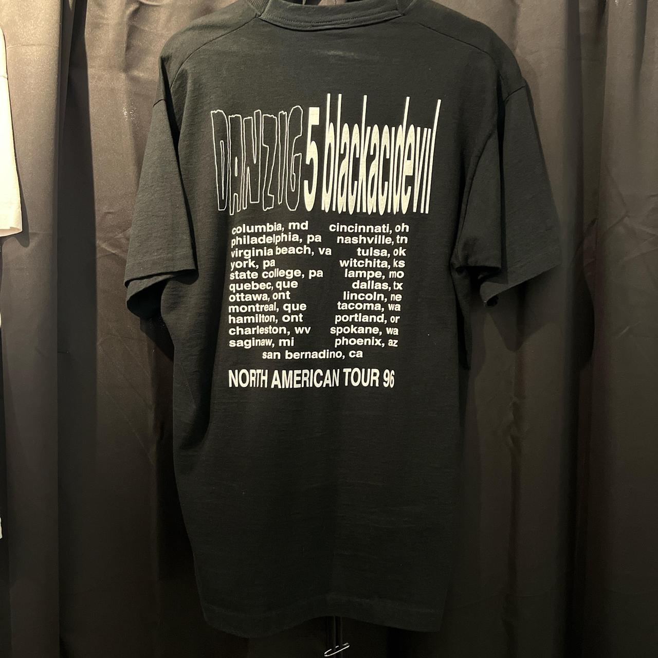 90s Danzig 5 blackacidevil North America tour 96 t... - Depop