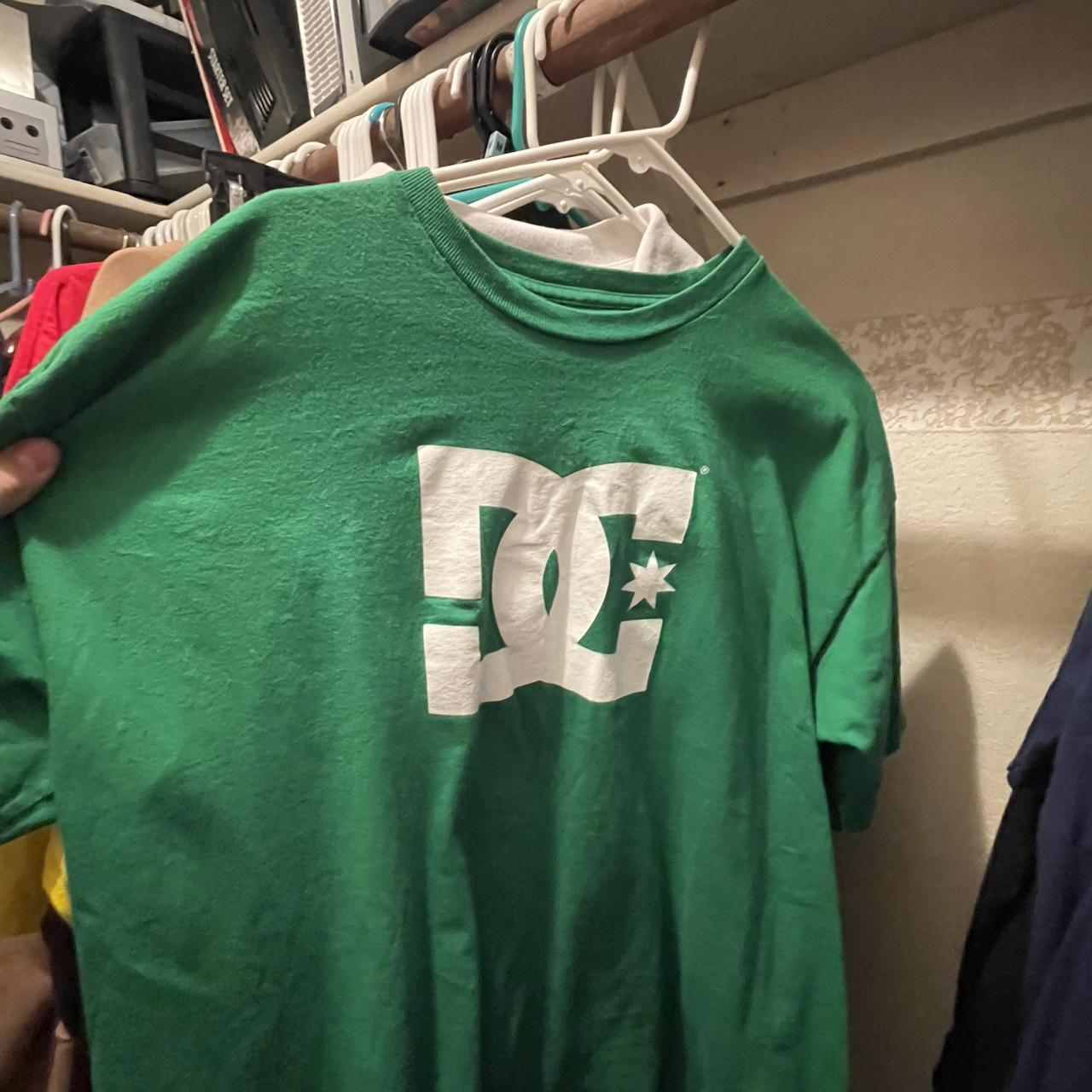 Dc shirt green classic - Depop