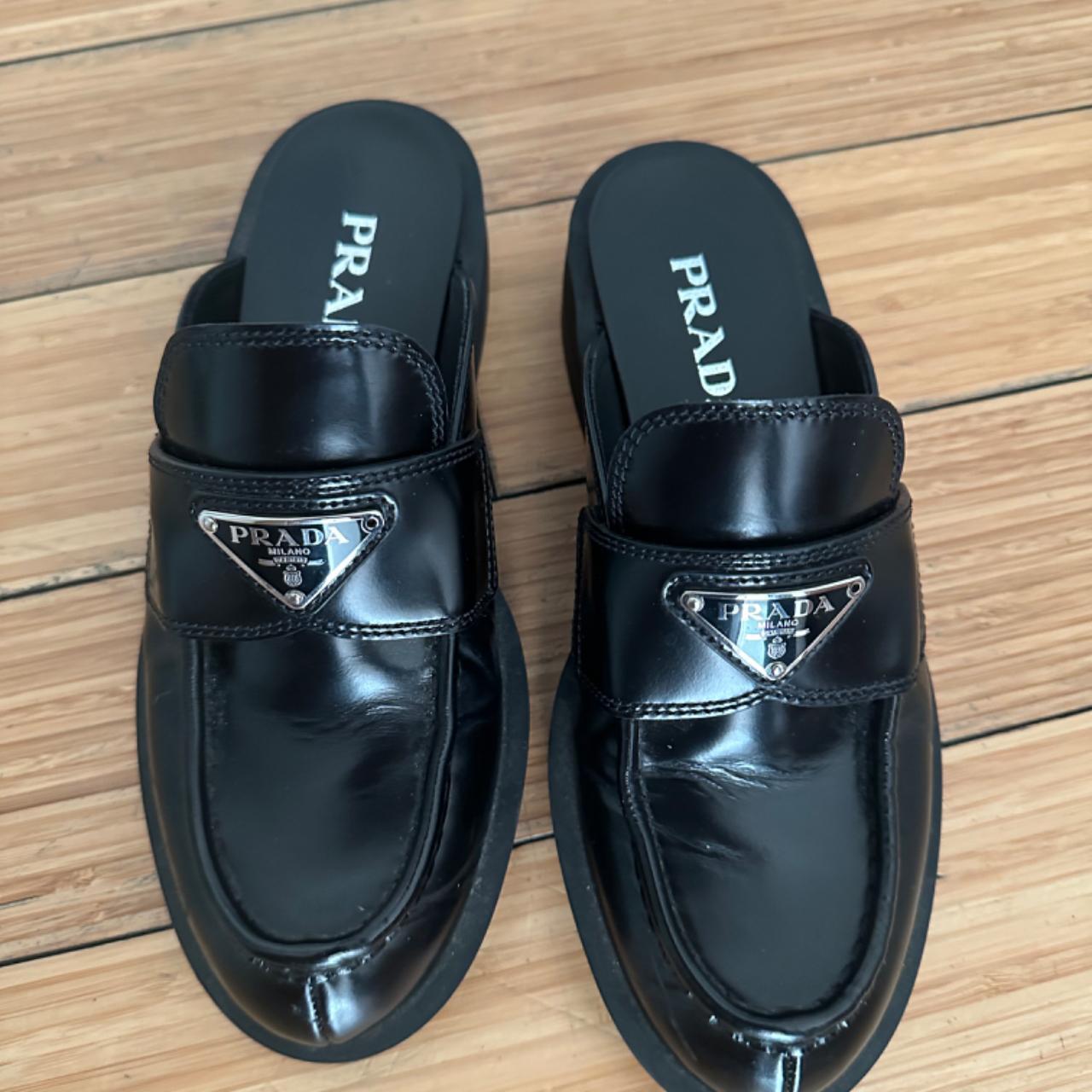 Prada logo mules / slides Authentic - purchased in... | Depop