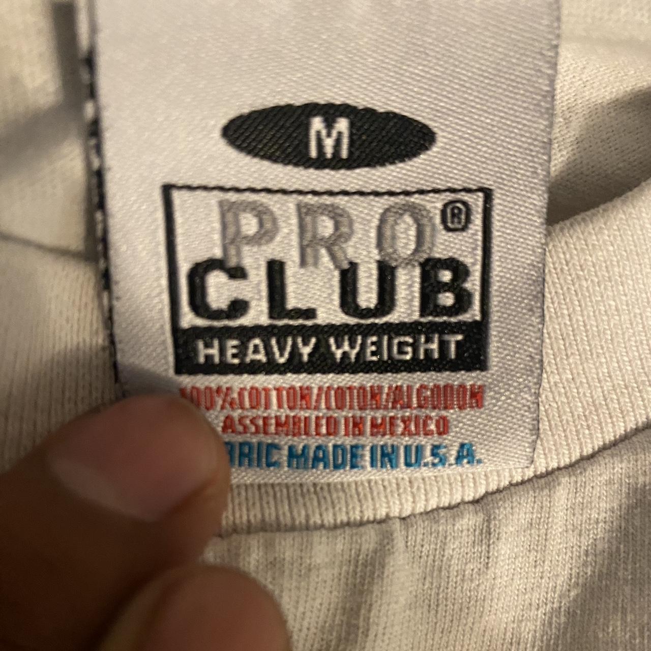 Medium, white pro club - Depop