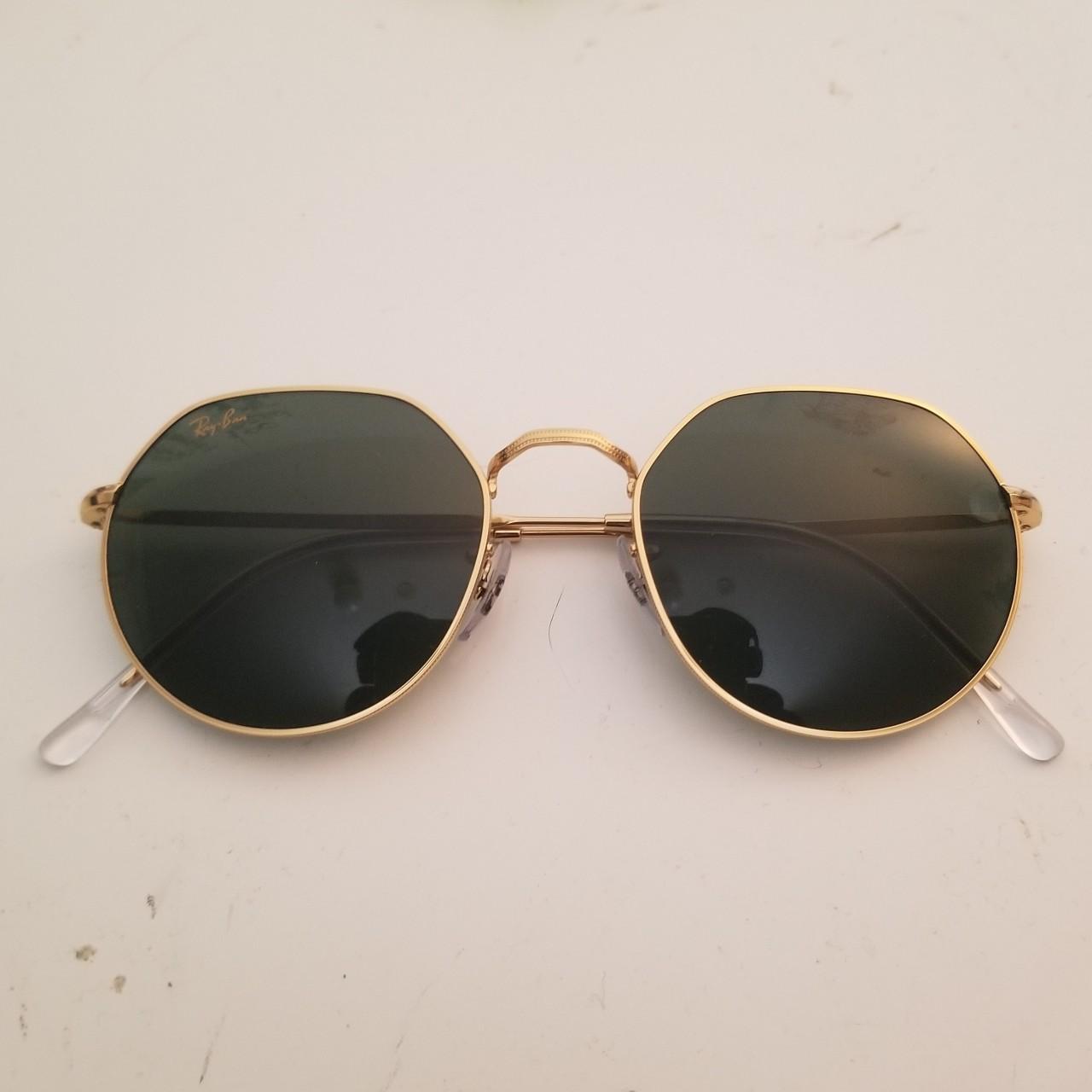 NEW RAY BAN RB3565 9196 JACK SUNGLASSES ITALY - Depop