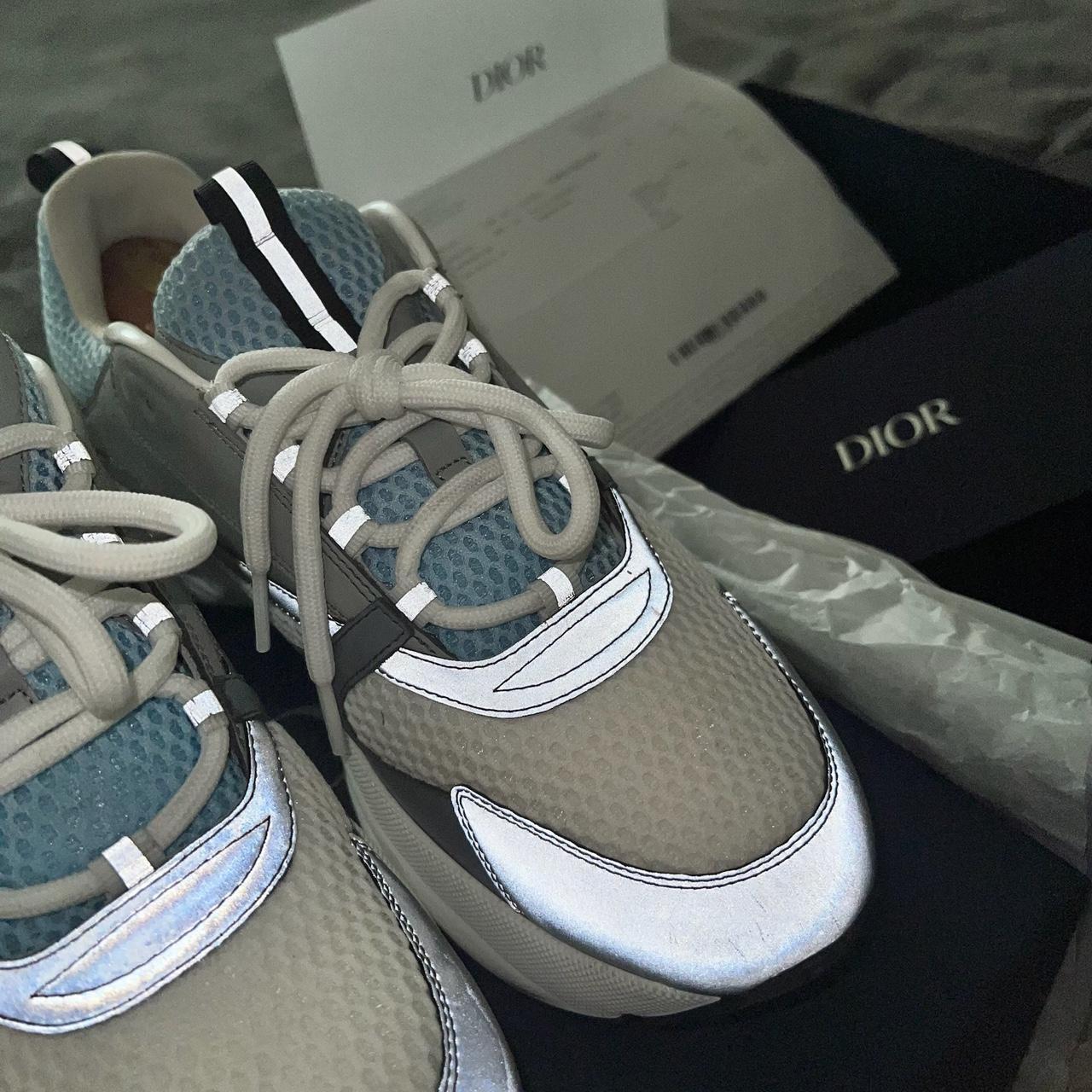 Dior b22 blue/white Comes with box 100% authentic... - Depop