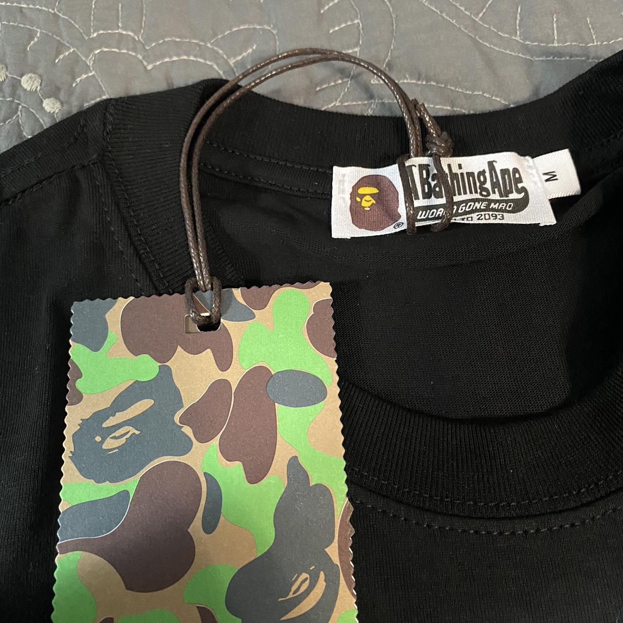 A Bathing Ape BAPE Colorful Block Letter T... - Depop