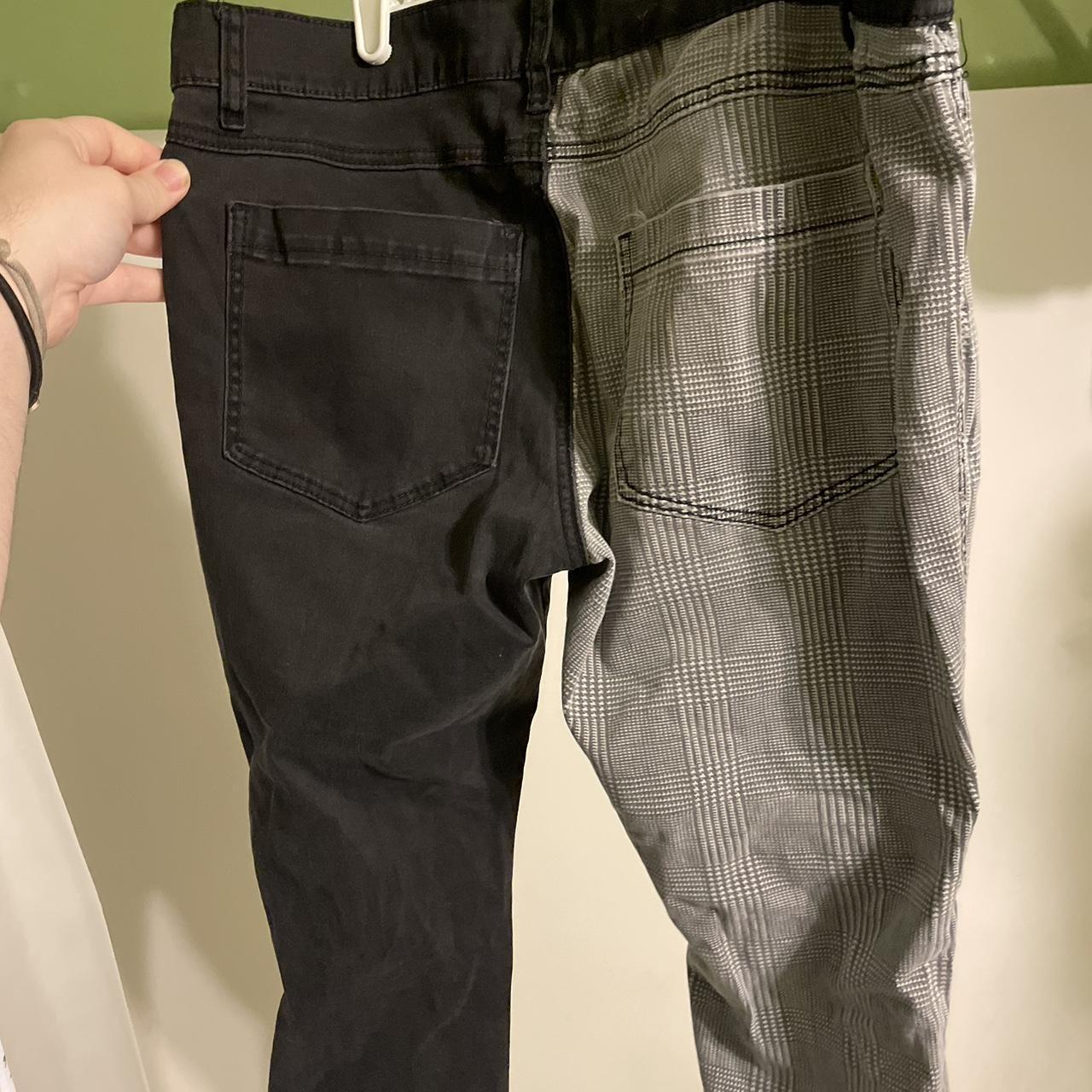 Royal Bones split leg pattern jeans size 36s - well... - Depop