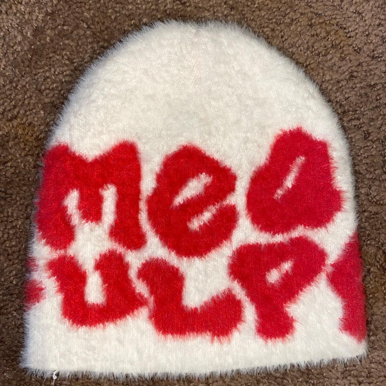 Fluffy mea culpa beanie - Depop