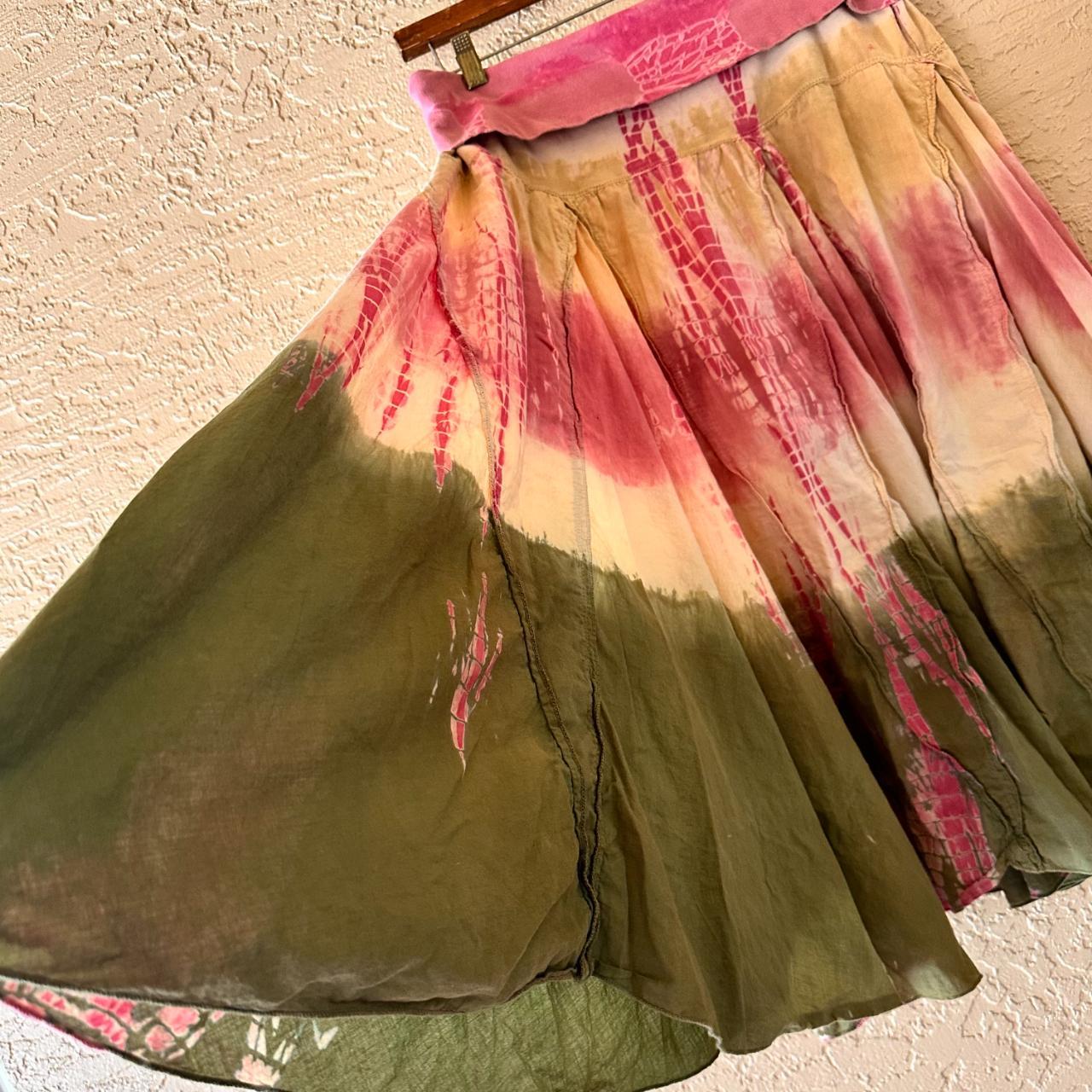 Very flowy cotton skirt Beautiful earthy... | Depop