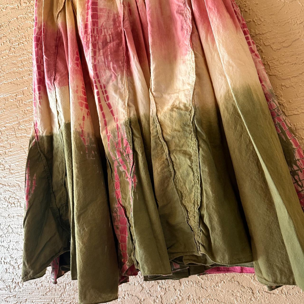 Very flowy cotton skirt Beautiful earthy... | Depop