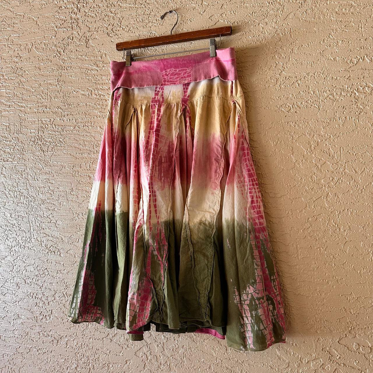 Very flowy cotton skirt Beautiful earthy... | Depop