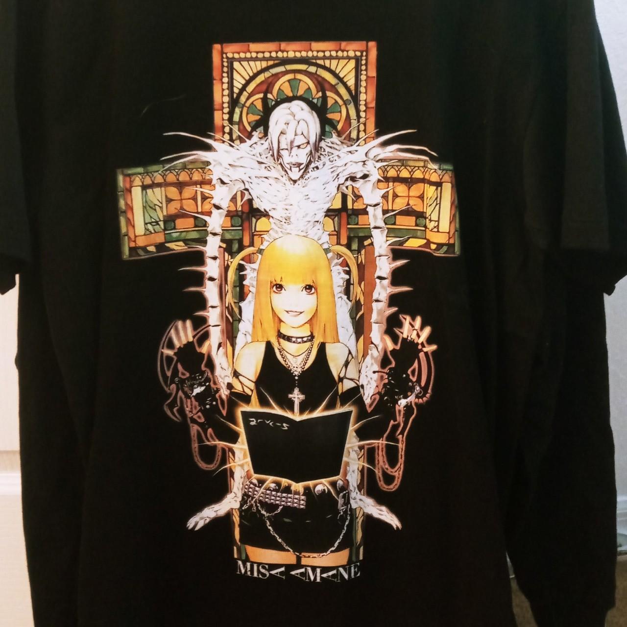 Death note misa tee. Front and back print. Never... - Depop