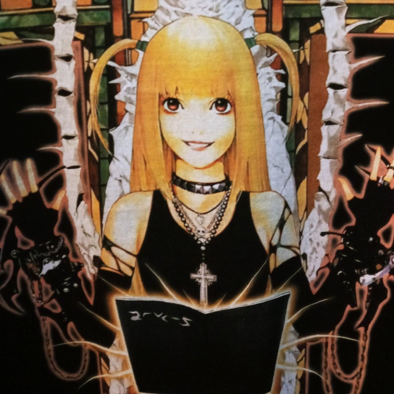 Death note misa tee. Front and back print. Never... - Depop