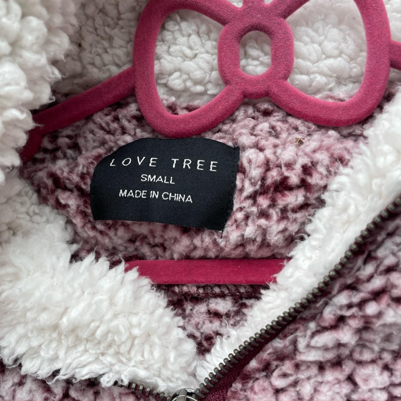 PINK/RED QUARTER ZIP JACKET - very warm and fuzzy!... - Depop