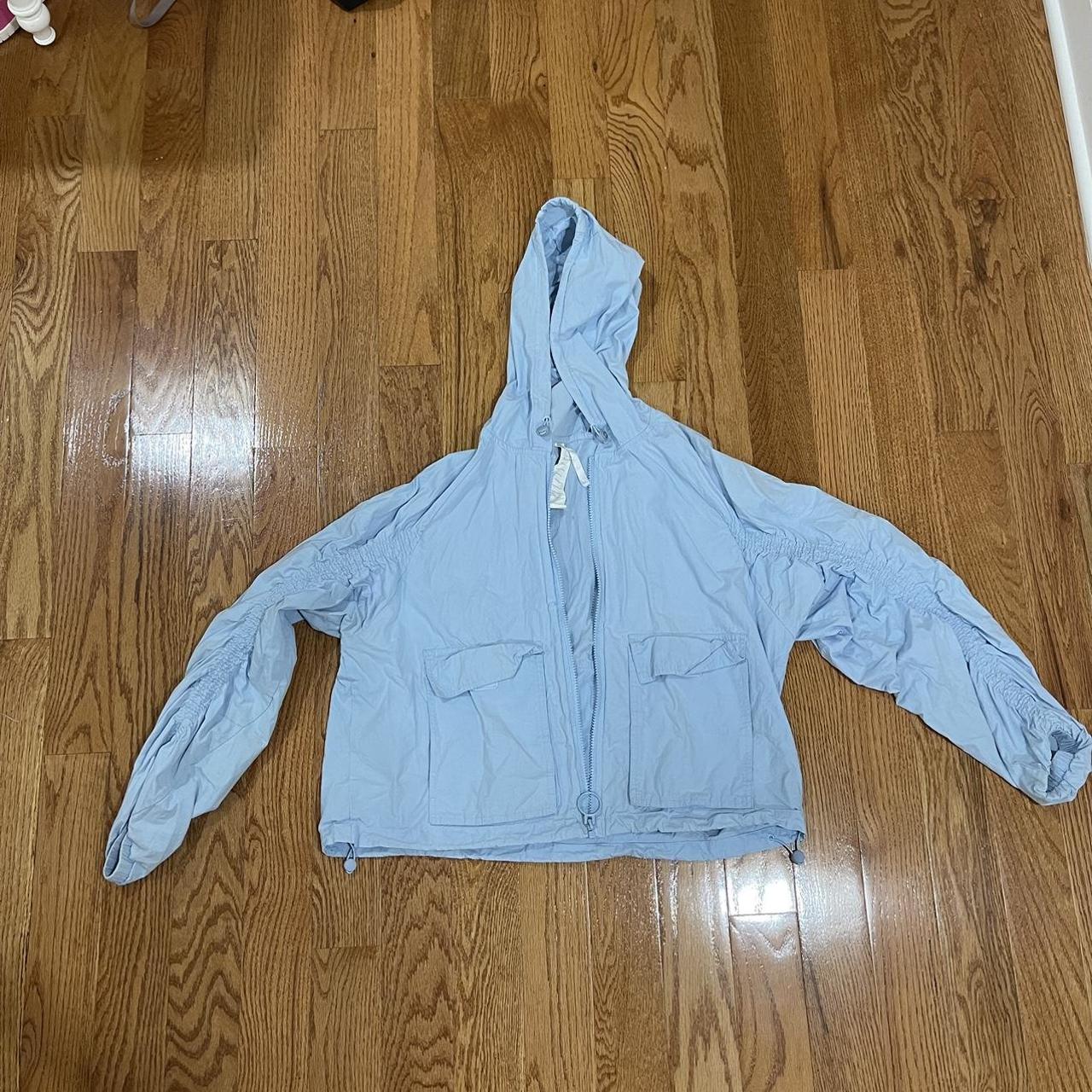 Fabletics sports jacket- light blue #sportsjacket... - Depop