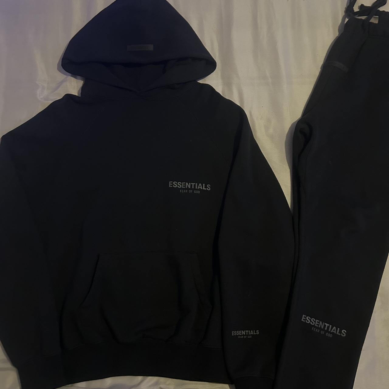 Essentials fear of god tracksuit Essentials... - Depop