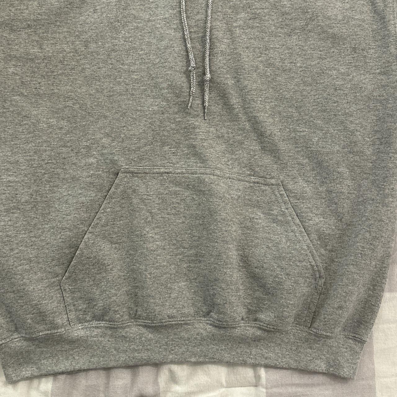 Heavyweight Solid Gray Hoodie (Size: Large) Flaws:... - Depop