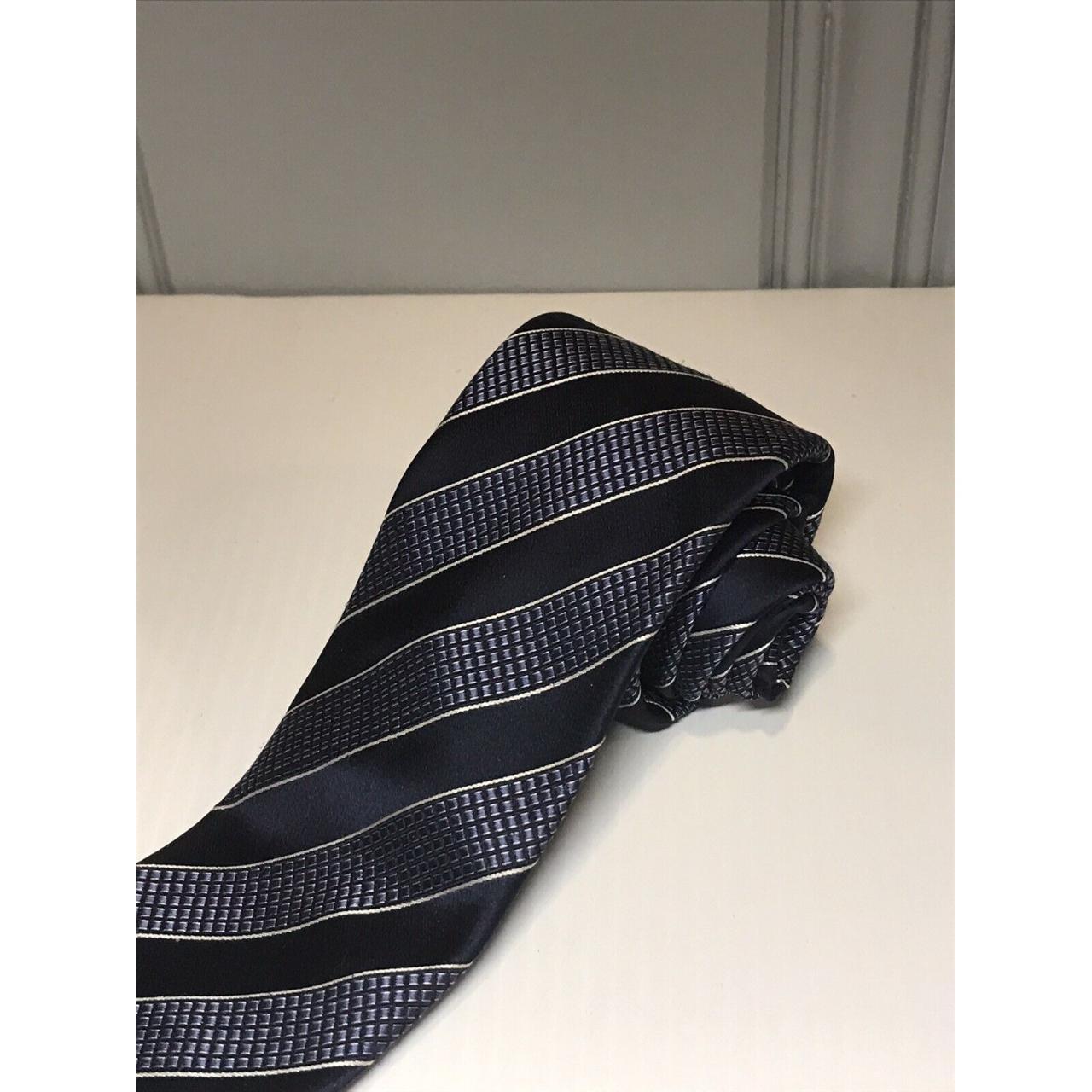 Donald Trump Signature Collection Dark Blue Stripe... - Depop