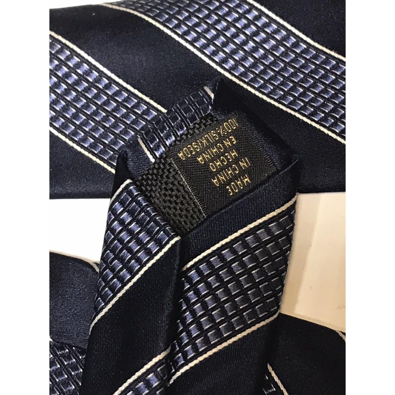 Donald Trump Signature Collection Dark Blue Stripe... - Depop