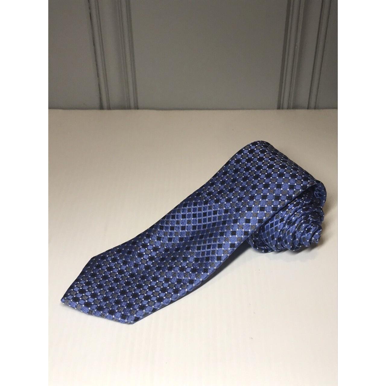 Donald Trump Mens Necktie Tie 100% Silk Light Blue... - Depop