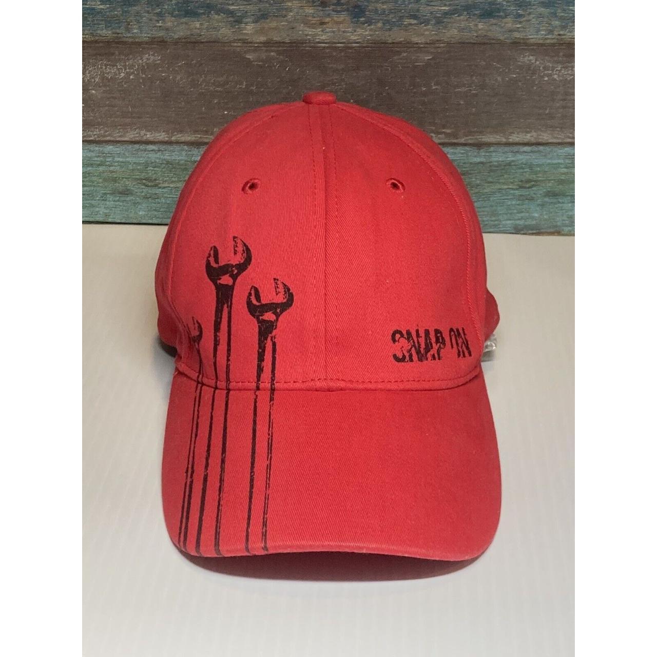 Snap On Tools Hat Red Mechanic Tradesman Cap Men’s... - Depop