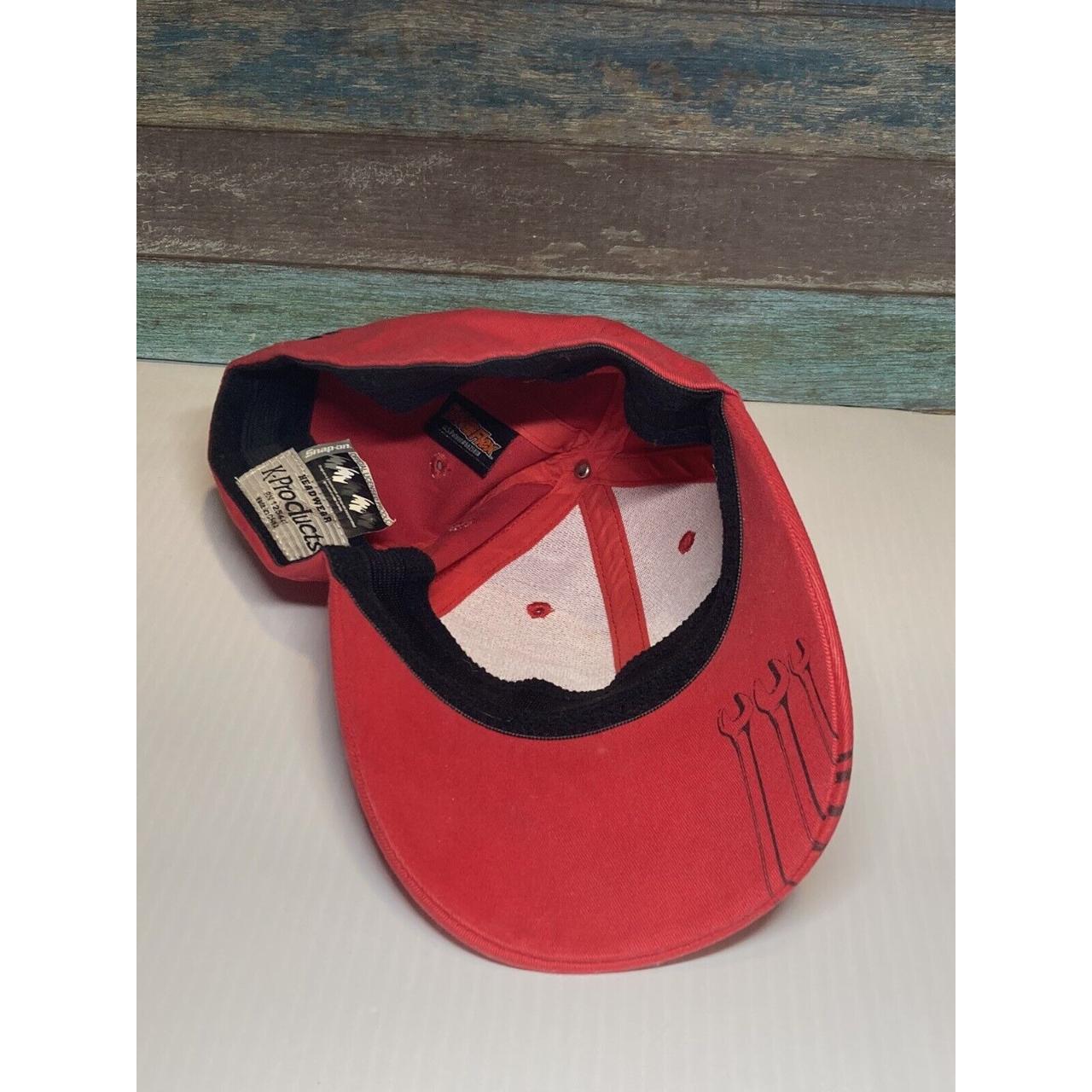 Snap On Tools Hat Red Mechanic Tradesman Cap Men’s... - Depop