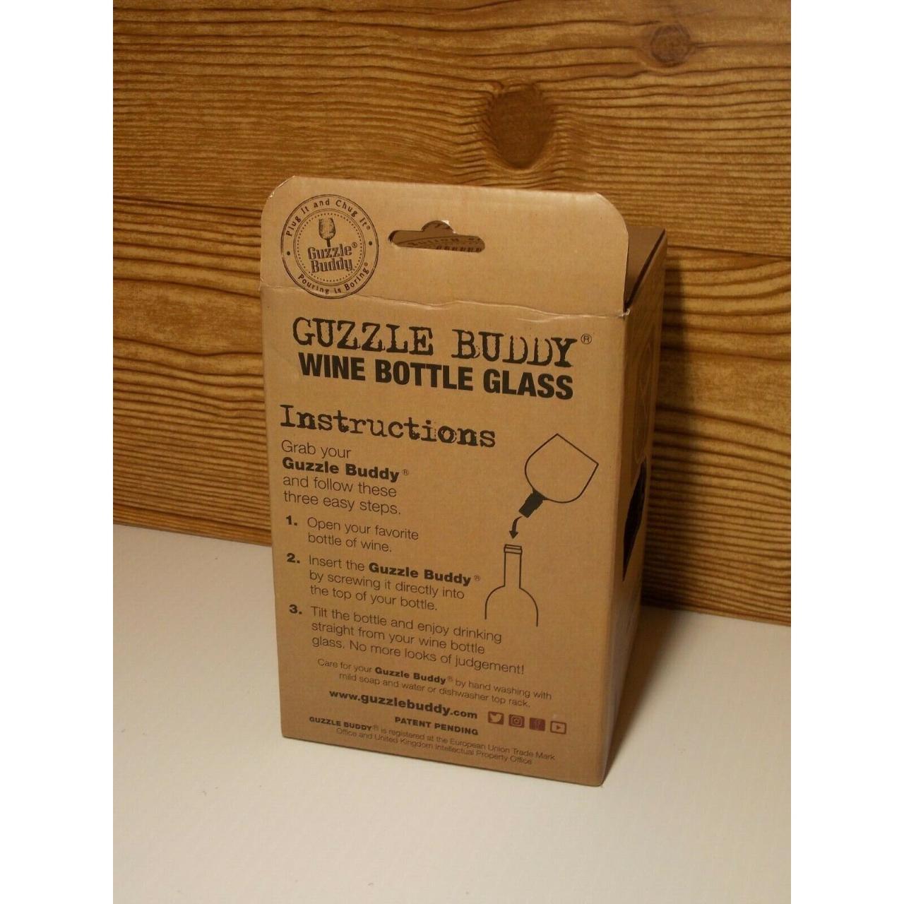 GUZZLE BUDDY: TURNS YOUR BOTTLE OF WINE INTO YOUR... - Depop