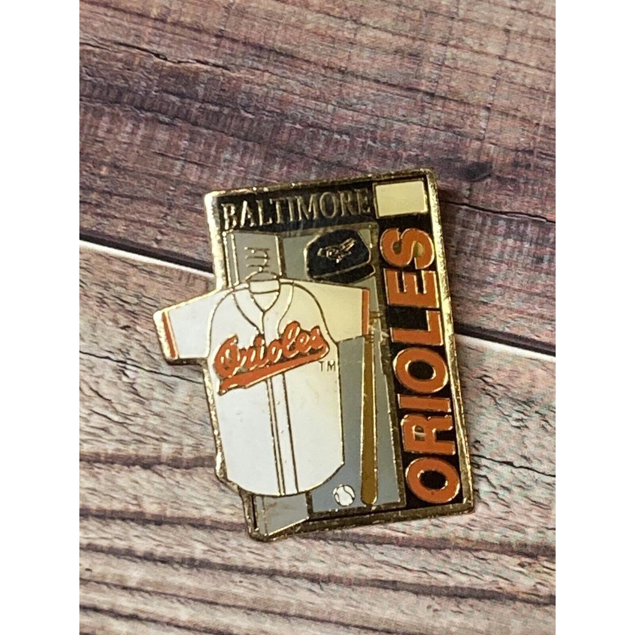 Vtg 1992 Mlb Baltimore Orioles Lapel Pin Locker Room... - Depop