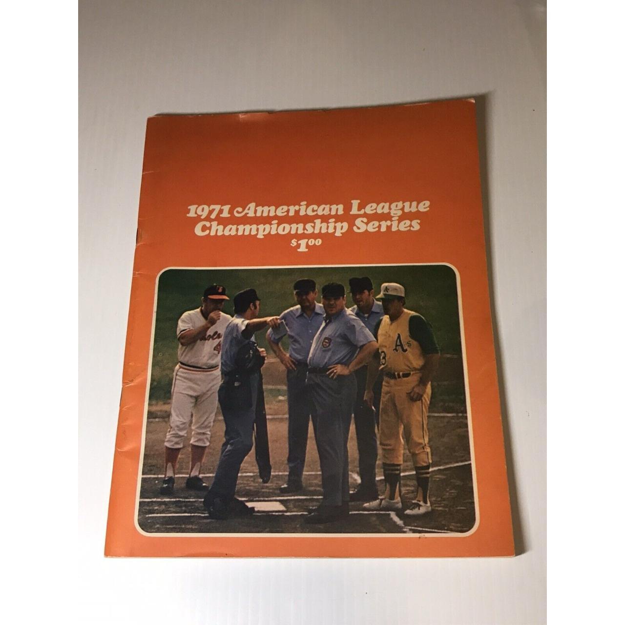 1971 Baltimore Orioles Oakland Athletics Baseball... - Depop