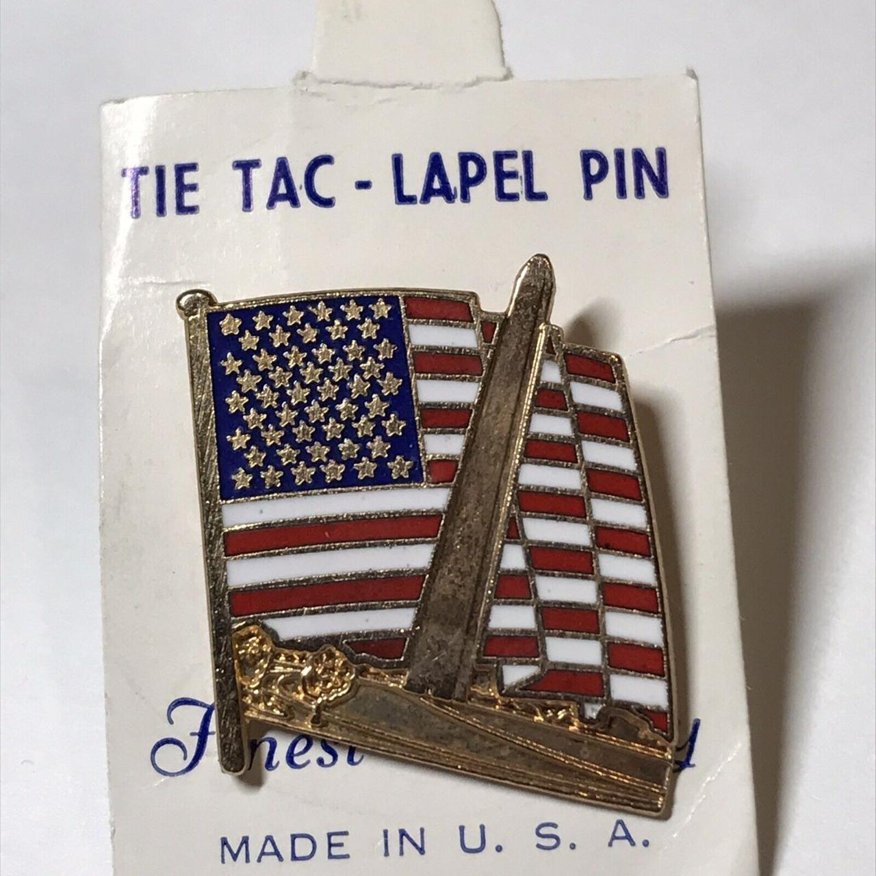 Washington Monument DC Lapel Pin US Flag Made In... - Depop