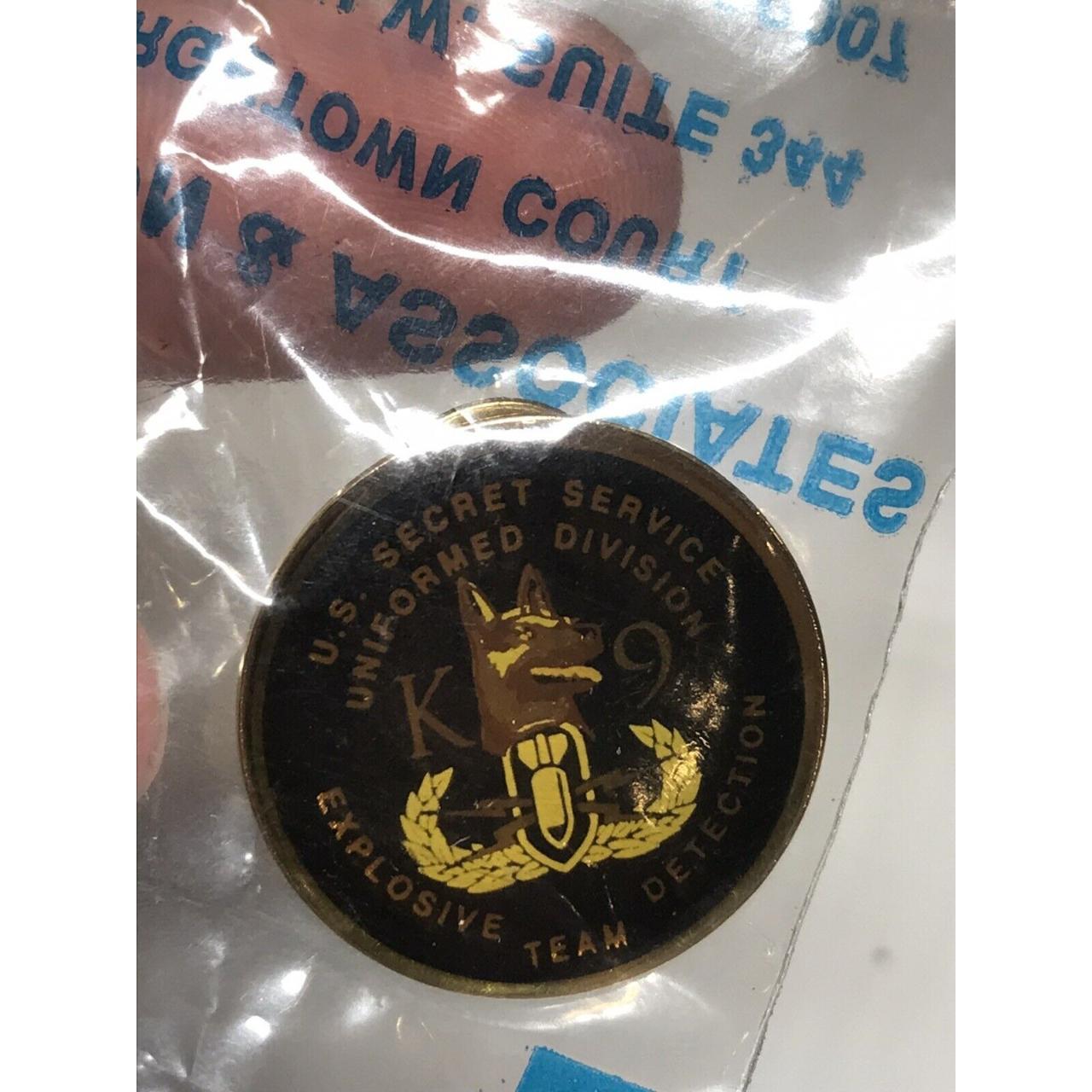 K9 Secret Service EOD K9 pin lapel VERY RARE. New... - Depop