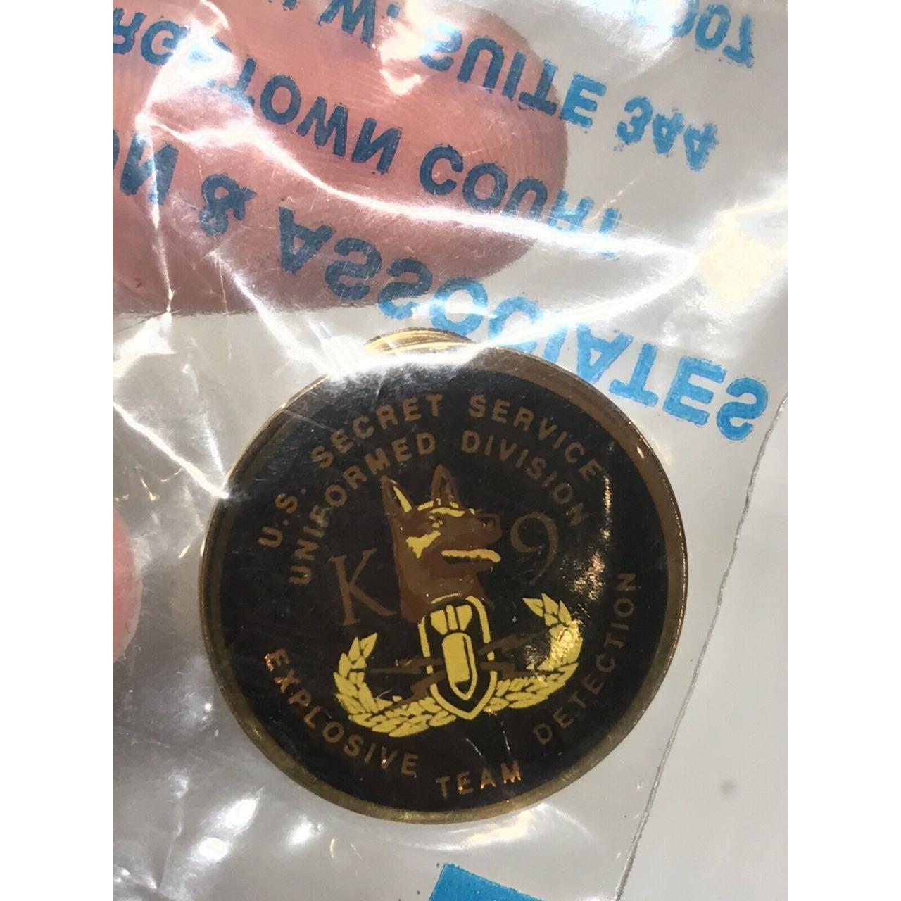 K9 Secret Service EOD K9 pin lapel VERY RARE. New... - Depop