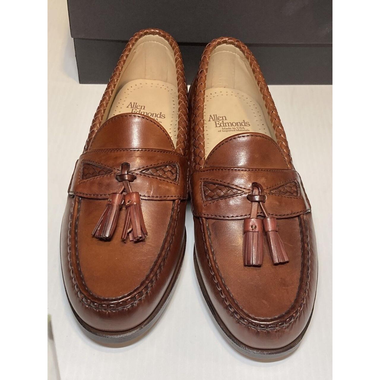 Allen Edmonds Shoes Mens Size 8 D Chili Brown... - Depop
