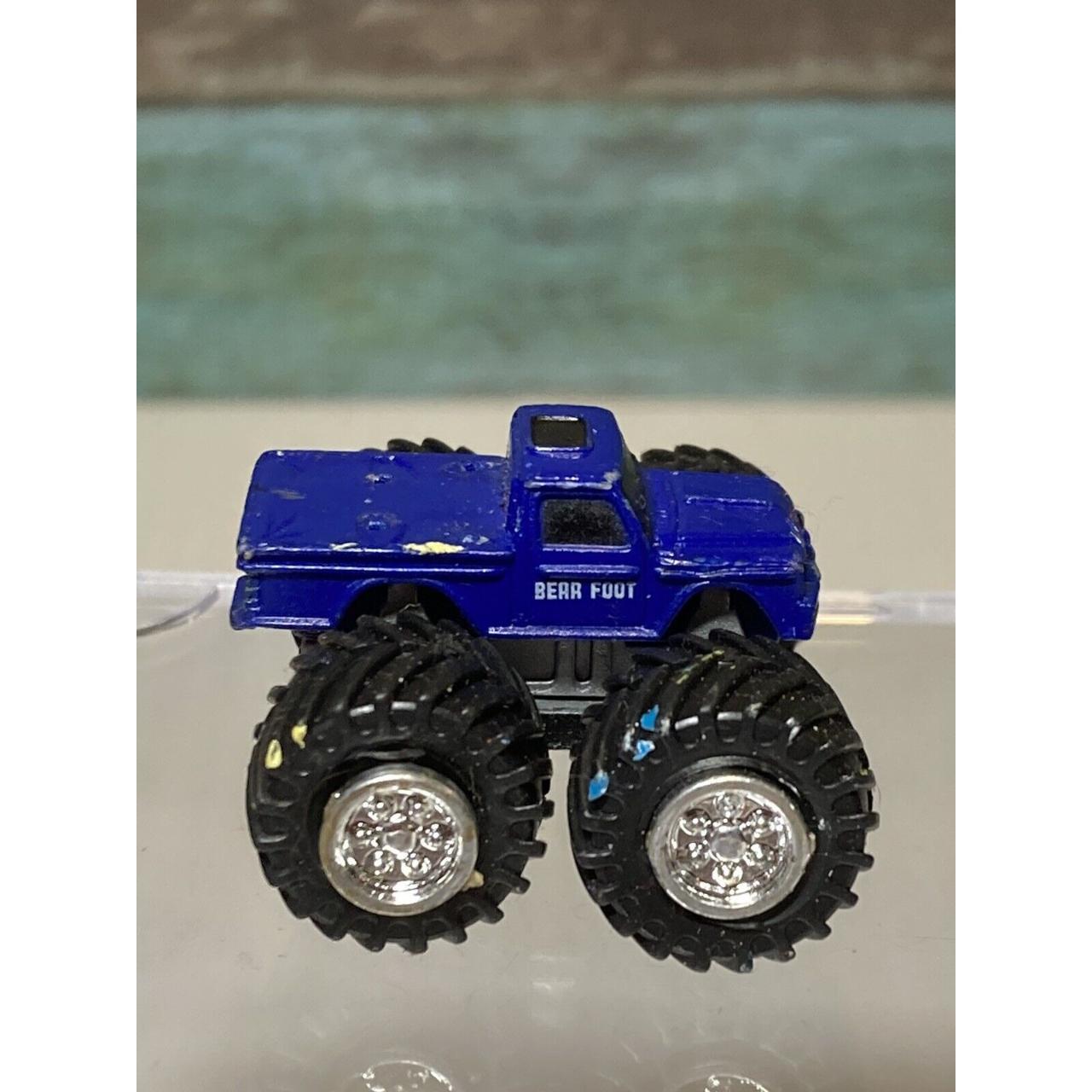 Funrise 1989 Bigfoot micro Car Truck Blue Vtg... - Depop