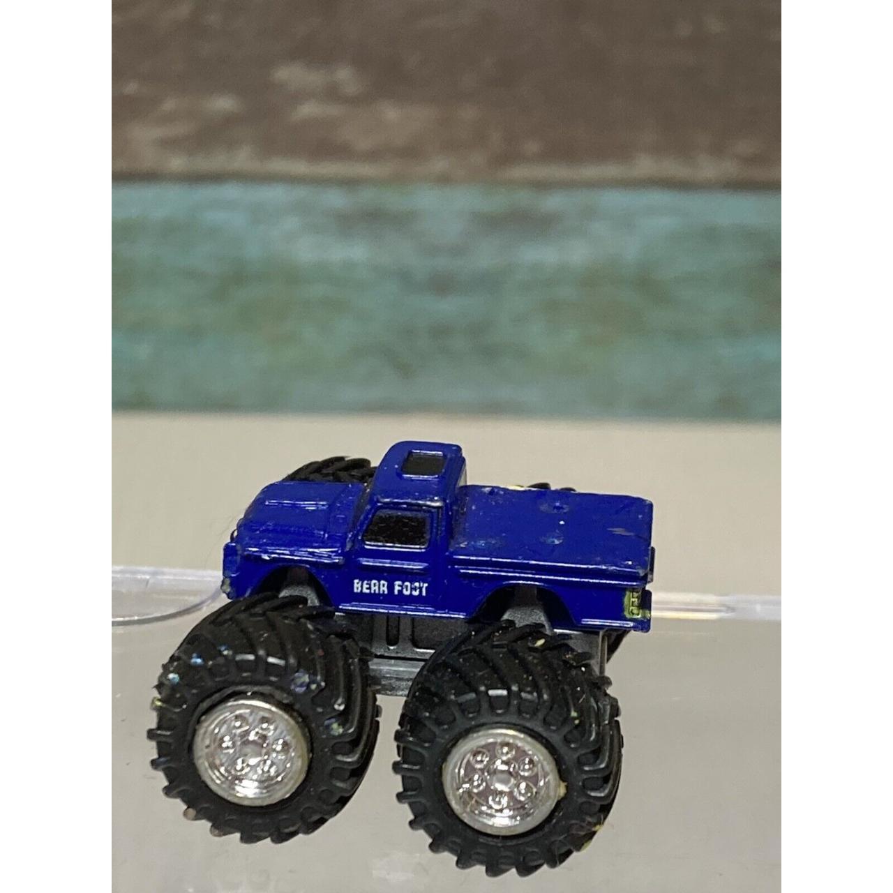 Funrise 1989 Bigfoot micro Car Truck Blue Vtg... - Depop