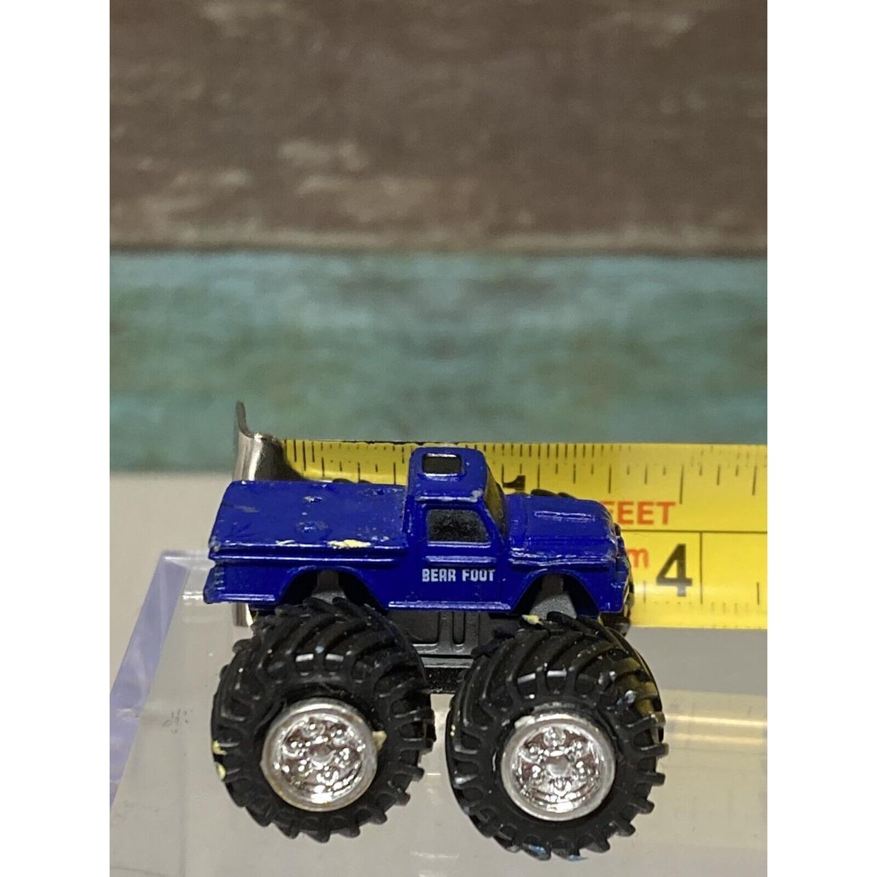 Funrise 1989 Bigfoot micro Car Truck Blue Vtg... - Depop