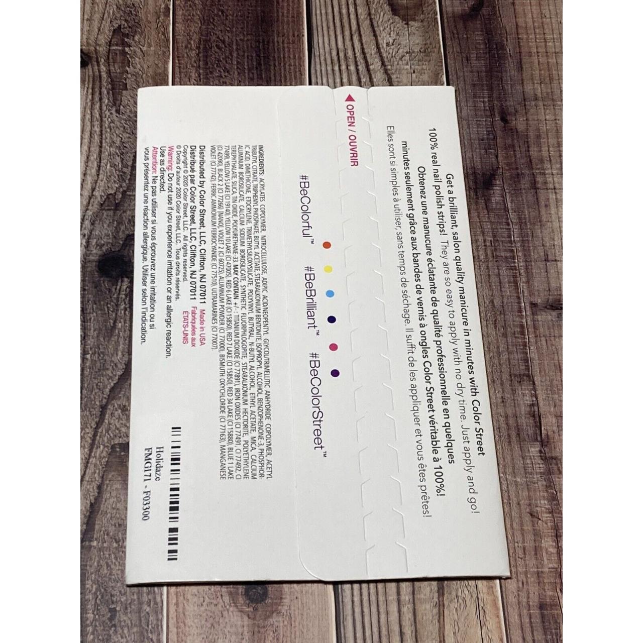 Color Street Holidaze Glitter Dark With Holographic... - Depop