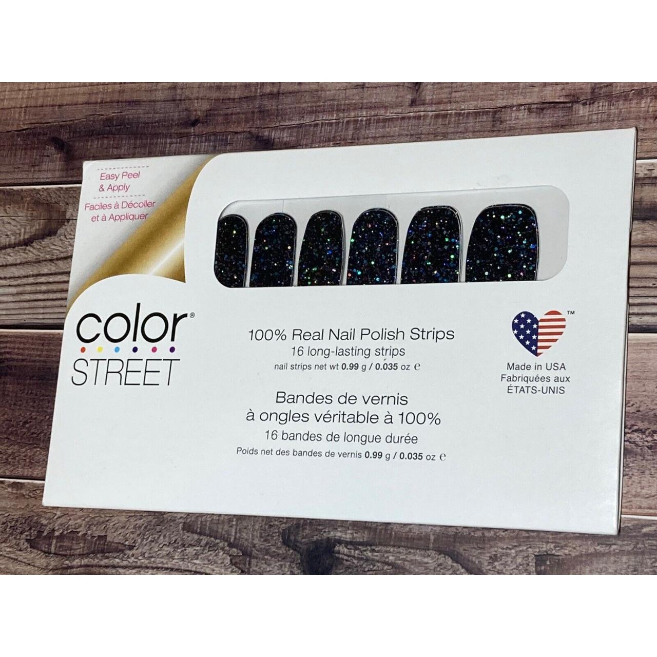 Color Street Holidaze Glitter Dark With Holographic... - Depop