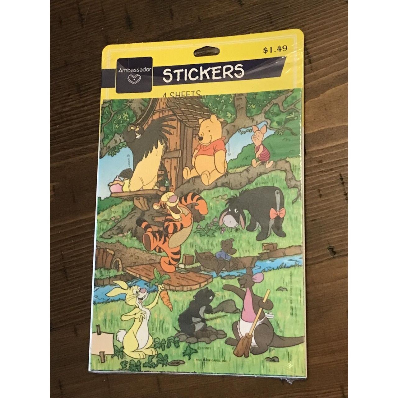 Vtg Sticker Sheets Pack Of 4 Hallmark Winnie the... - Depop