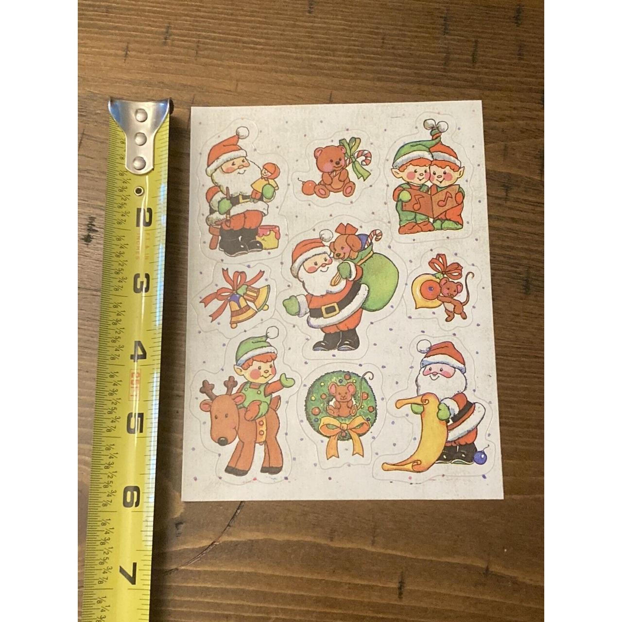 Vintage Russ Stickers Christmas Santa Claus Elf... - Depop