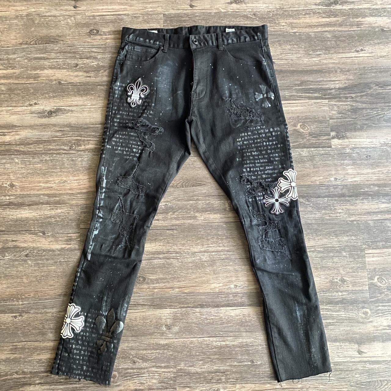 Custom skinny jeans never worn Size: 36 - Depop
