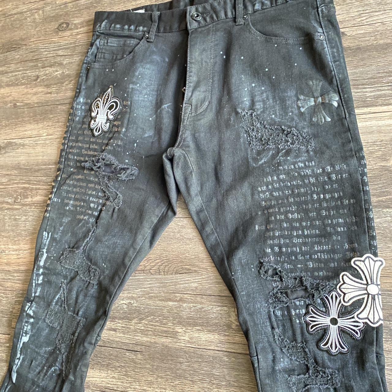 Custom skinny jeans never worn Size: 36 - Depop