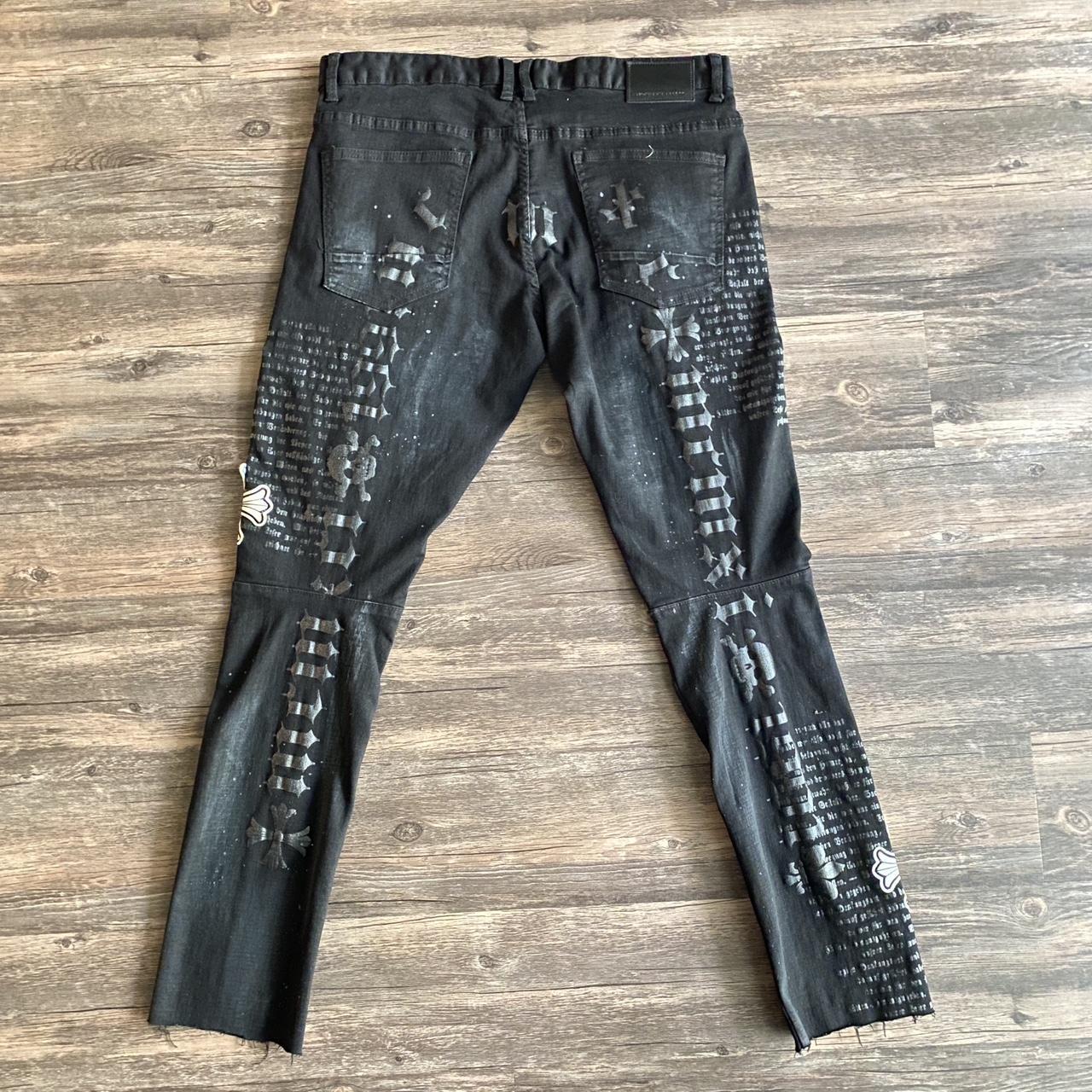 Custom skinny jeans never worn Size: 36 - Depop