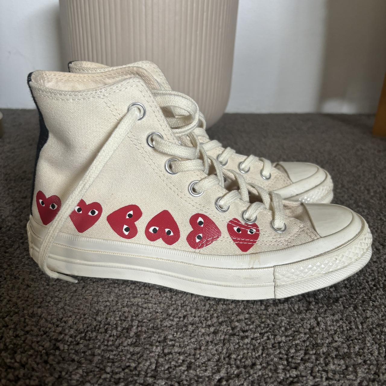 Converse X CDG High Tops Excellent condition... - Depop