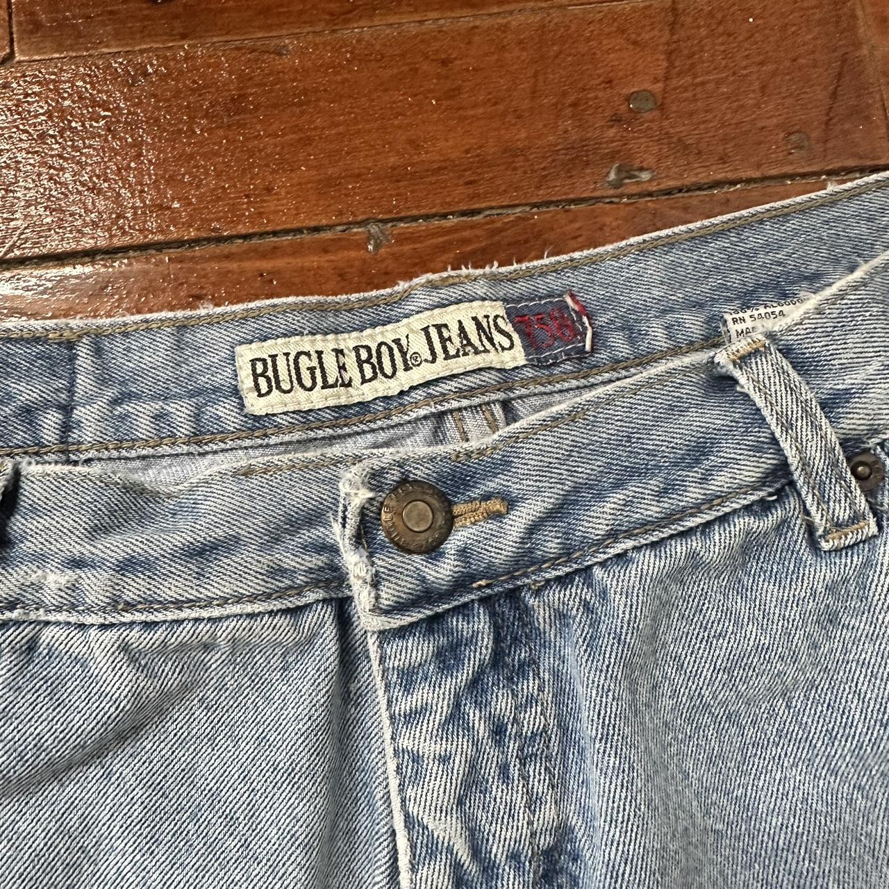 Vintage bugle boy denim Paint marks on front... - Depop