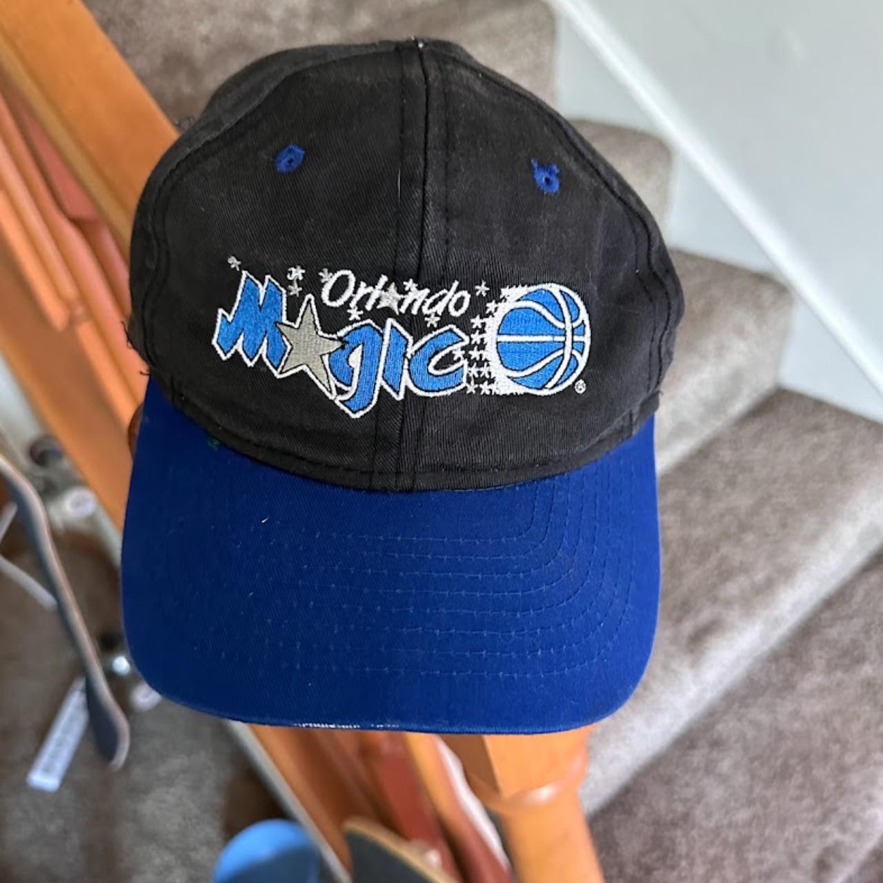 Logo 7 Vintage Magic hat Size: Adjustable top blue... - Depop