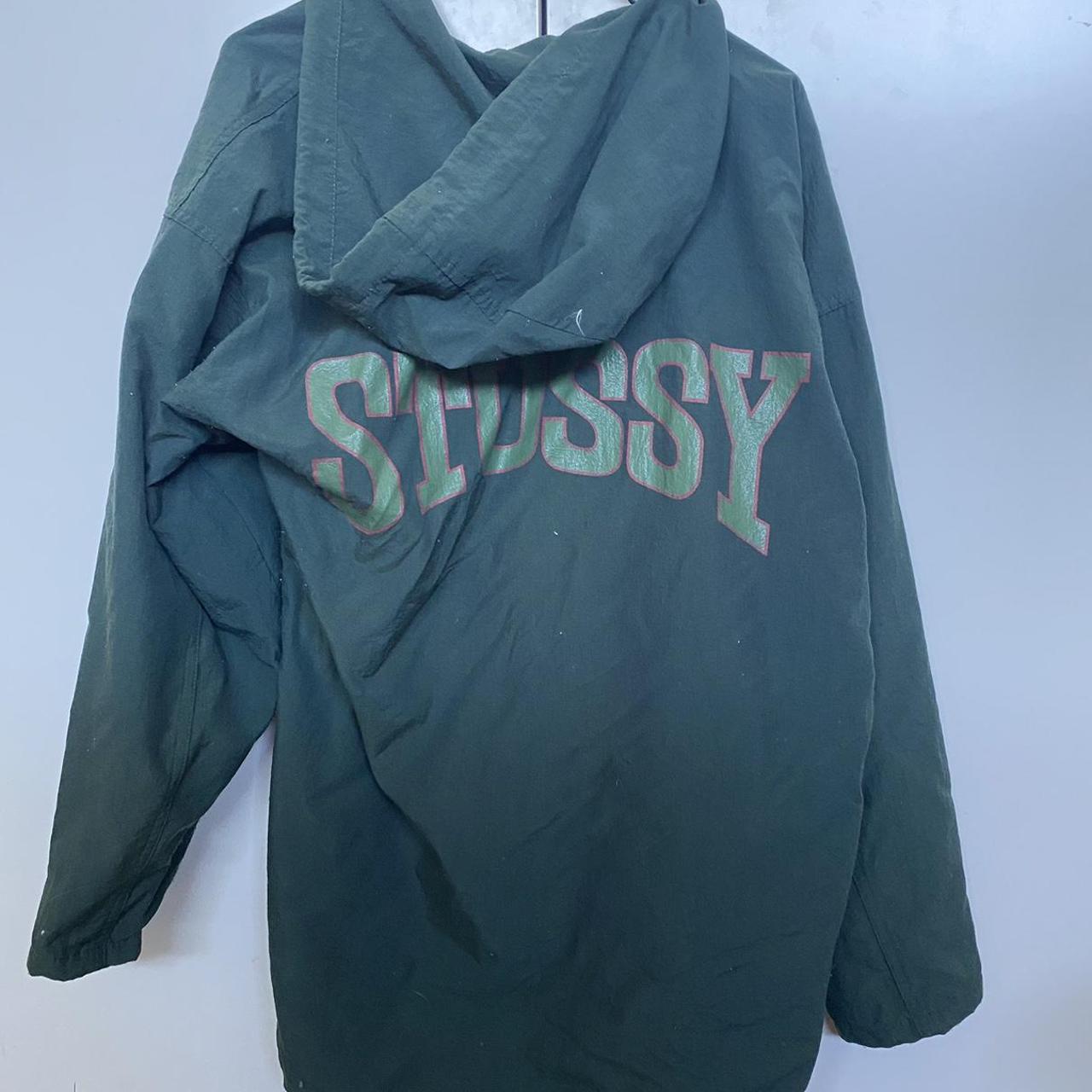 Sick vintage Stussy rain jacket Fits oversized M... - Depop