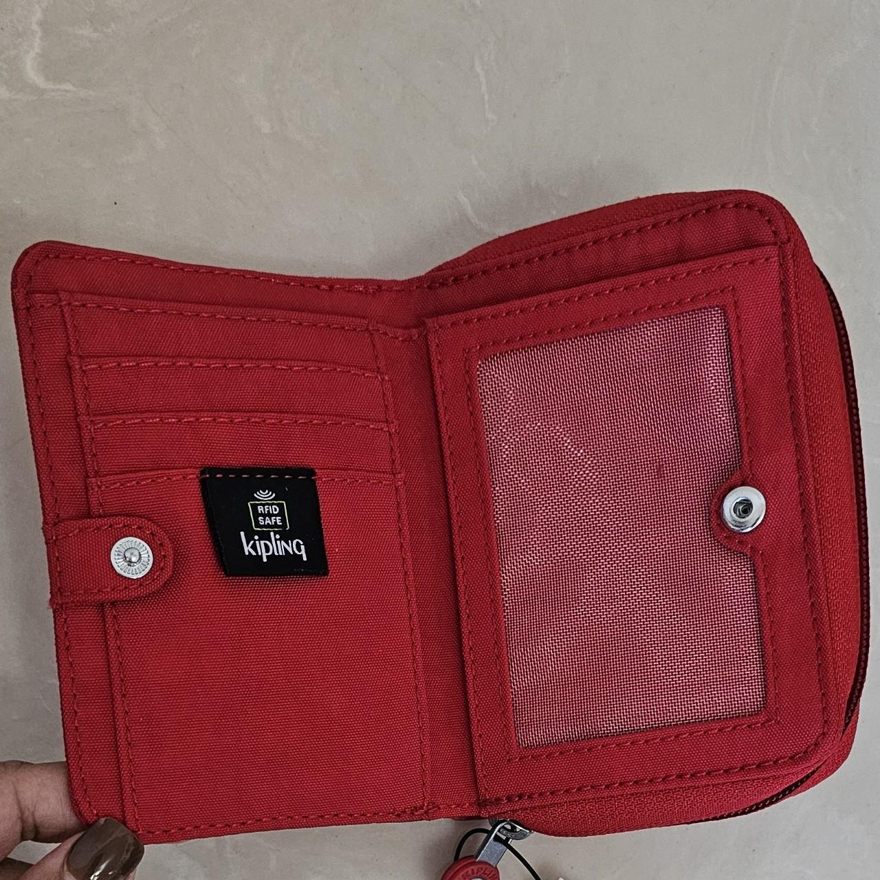 Kipling Women's Money Love Small Wallet RED ROUGE... - Depop
