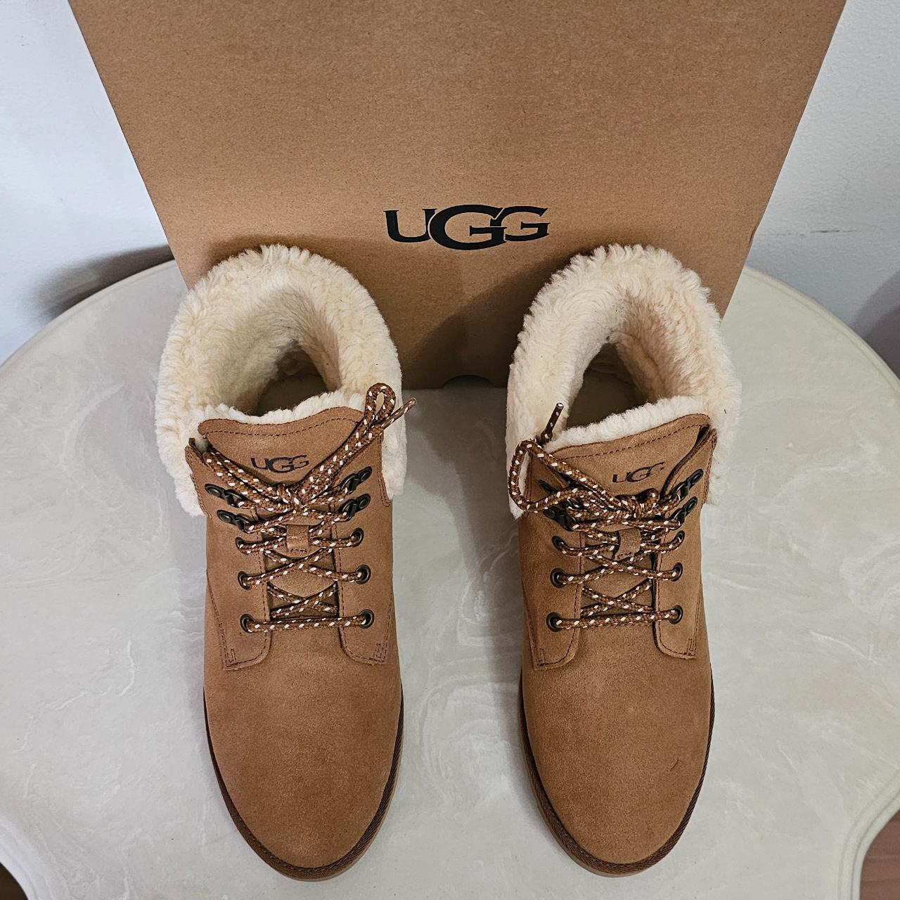UGG Romely Heritage Lace Fashion Boot Women's Size... - Depop