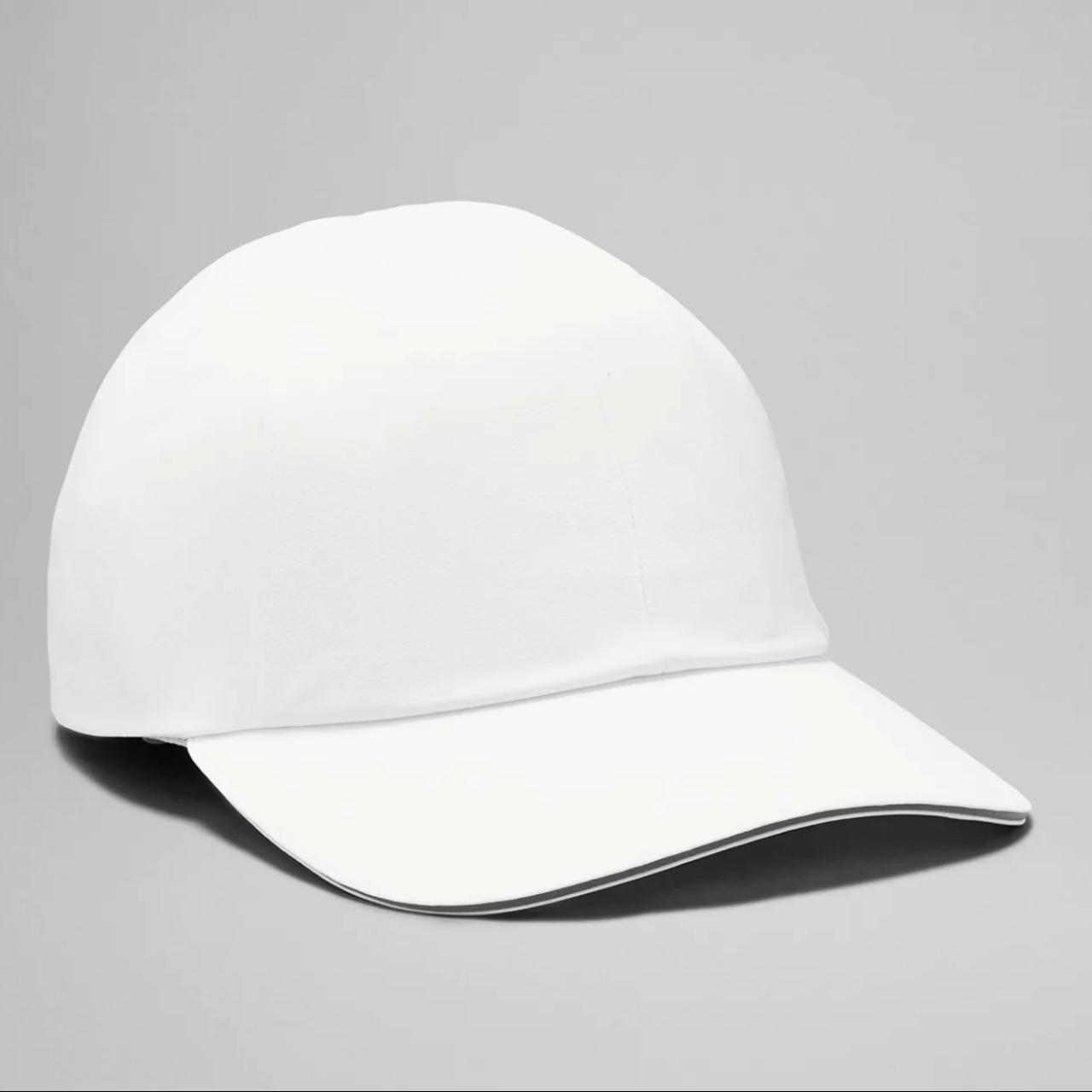 Lululemon Fast and Free Running Hat White Unisex... - Depop