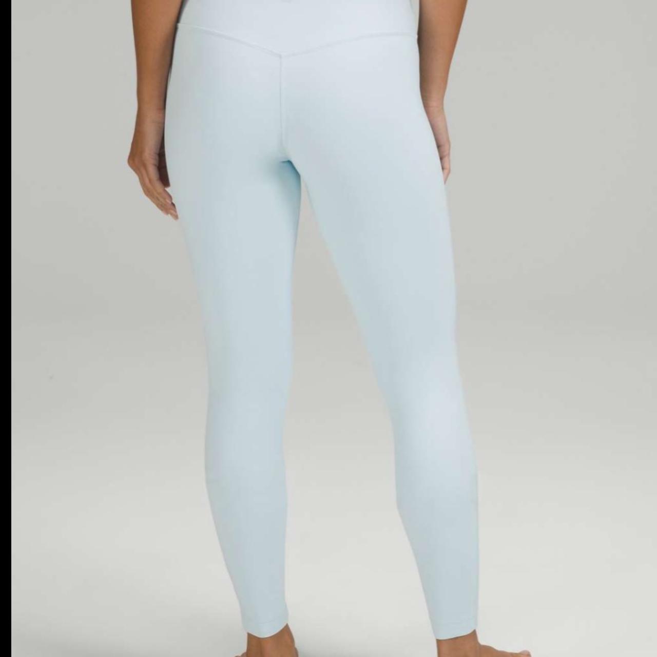 Lululemon Align High-Rise Pant 28" Powder Blue... - Depop
